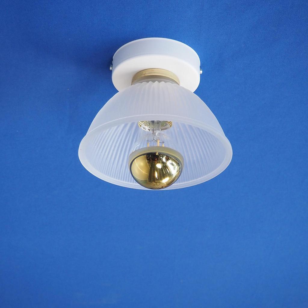 Wall/Ceiling light 'Lionel' in textured glass | Rotor Deconstruction – Reuse of building ...